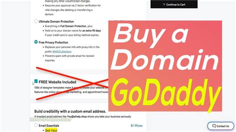 how to buy domain from godaddy tutorial 2023 avoid hidden fees youtube