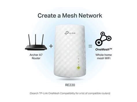TP Link RE220 AC750 Wi Fi Range Extender Newegg Com