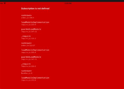 Reactjs Subscription Is Not Defined Stack Overflow