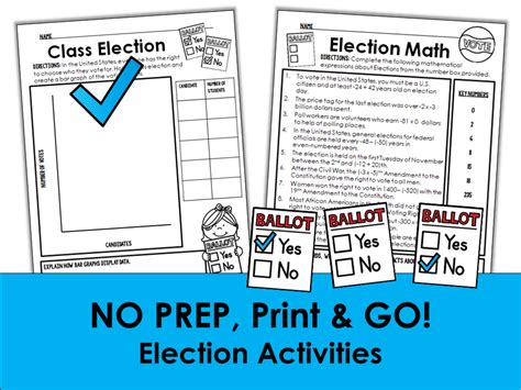 Kelly Mccown Election Day Math Worksheets For Middle School
