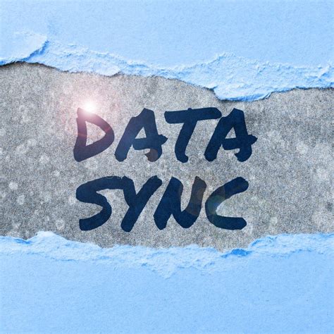 Handwriting Text Data Sync Business Approach Data That Is Continuously