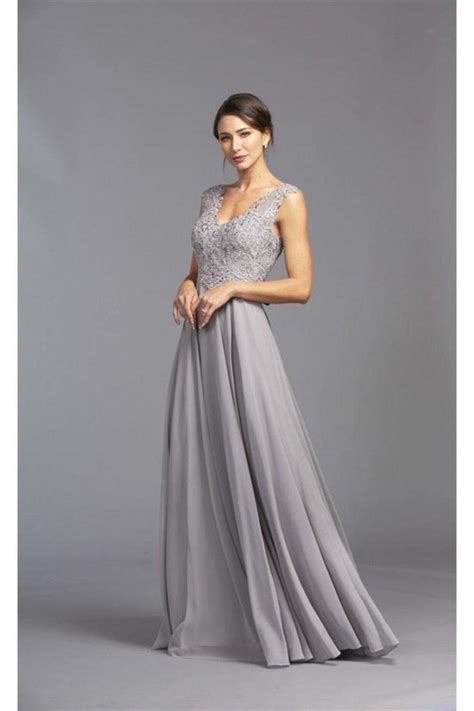Slate Gray Long Formal Dress Slate Gray For 16999 The Dress Outlet