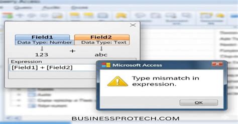 Fix ‘type Mismatch In Expression Error In Ms Access Quick Solutions