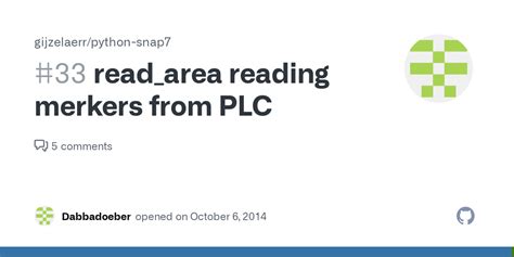 read area reading merkers from plc · issue 33 · gijzelaerr python