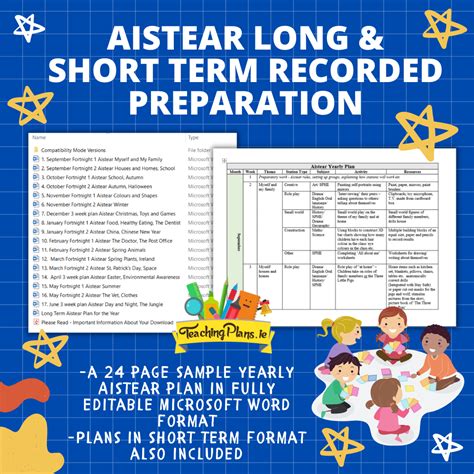 Aistear Teaching Plans Ireland