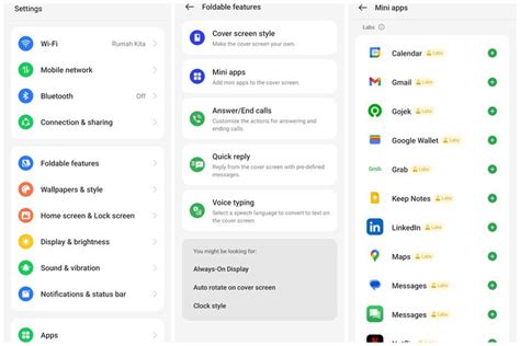 Foto Layar Kecil Oppo Find N Flip Bisa Dipakai Pesan Ojol Dan Makanan Halaman