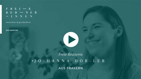 Johanna Dobler Freie Redner