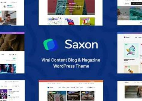 saxon theme wp gpl viral content blog and magazine gpl theme plugin