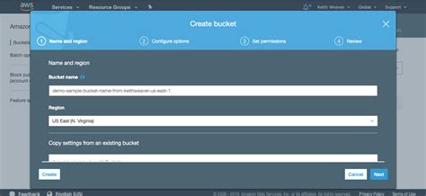 setting up a s3 bucket with cross region replication by keith weaver