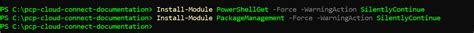 Package Management PowerShell Install Module Error No Match Was Found For Specified Search
