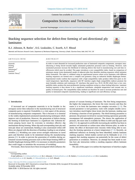 The Aim Of This Paper Is To Outline The Importance Of Interface Angles