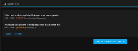 Error Updating From 7 2 To 7 4 Where Is This Supervisor Lol Home Assistant Os Home