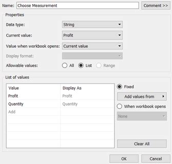 Creating An Easy Parameter In Tableau The Data Babe