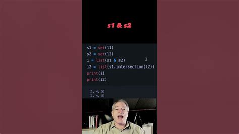 find common elements intersection in 2 python lists 🐍 shorts python