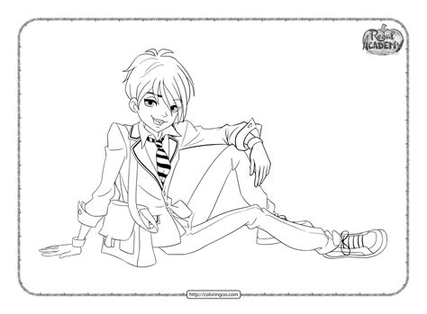 Regal Academy Coloring Pages Coloringoocom