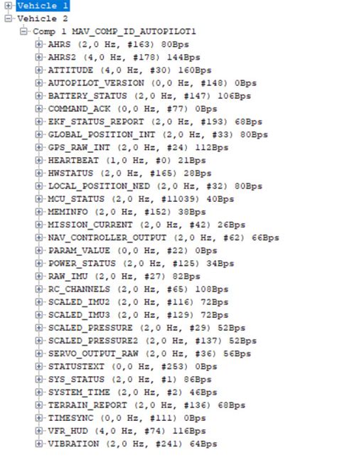 problem with getting specific mavlink messages via usb and pymavlink