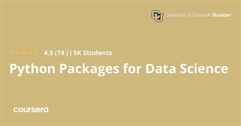 Python Packages For Data Science Coursera