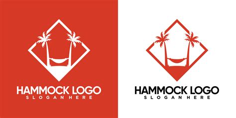 Hammock Logo Design With Style And Creative Concept 9941528 Vector Art