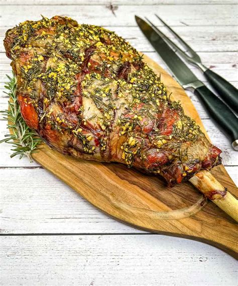 Traeger Smoked Leg Of Lamb Cook What You Love Lamb