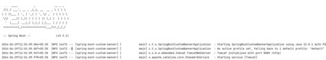 Spring Boot Custom Banner With Build Information