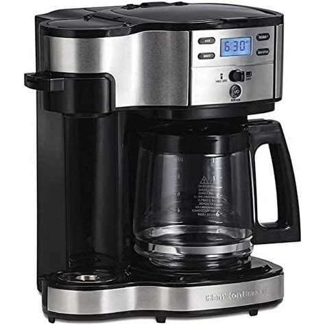 Coffee Maker With K Cup Combo Hamilton Beach 2 Way Programmable Coffee