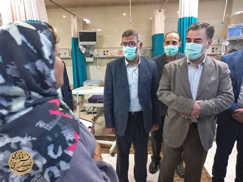 بازدید استاندار مازندران از بیمارستان امام خمینیره ساری خزرنما