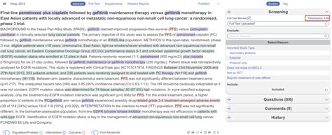 Using And Interpreting The Screening Model Nested Knowledge