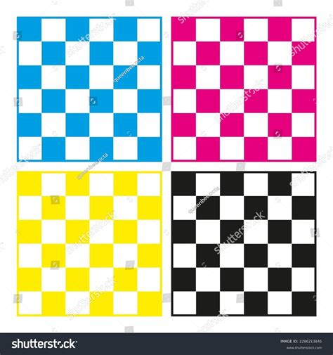 printing cmyk marks offset print calibration stock vector royalty free