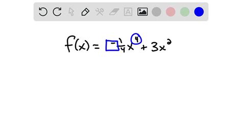 Solvedmatching Match The Polynomial Function With Its Graph The