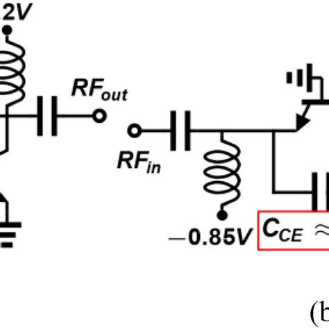 A Common Emitter And B Common Base Configuration With Their Download Scientific Diagram
