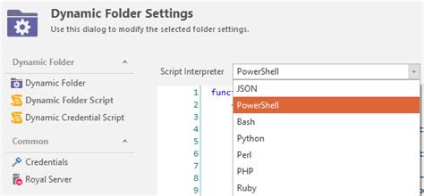 Using Powershell For Generating Dynamic Folders In Royal Ts