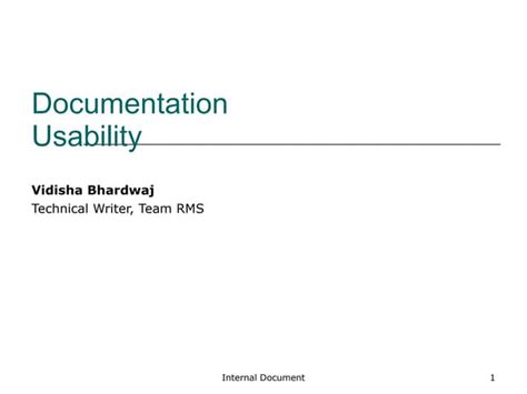 documentation usability ppt desktop publishing computer software