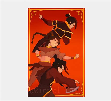 Team Azula Gold Foil Print Eventeny