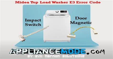 How To Fix The Midea Top Load Washer E3 Error Code