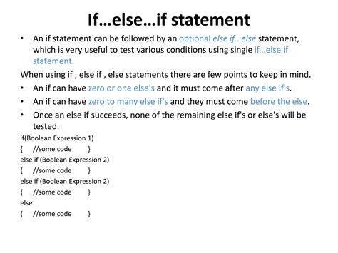 Control Flow Statements In Java Pptx Programming Languages Computing