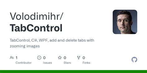 Github Volodimihrtabcontrol Tabcontrol C Wpf Add And Delete