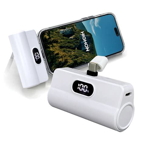 하이온 5000mah 20w C타입 도킹형 일체형 무선 고속 충전 보조배터리 하이온