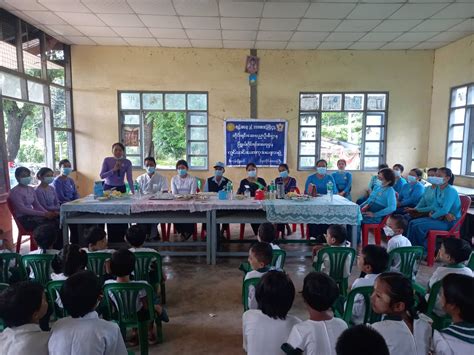 ဇီးကုန်းမြို့နယ်၌ ကျောင်းသား၊ ကျောင်းသူများအား ကျန်းမာရေးအသိပညာပေး ဟောပြောခြင်း ကွင်းဆင်းဆောင်ရ