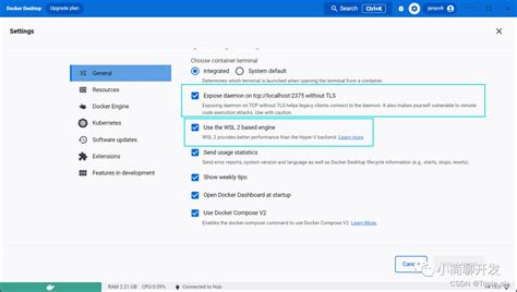 Windows10（家庭版）安装docker Desktop并运行docker启动redis服务win10家庭版 Wsl2安装dockerdesktop Csdn博客