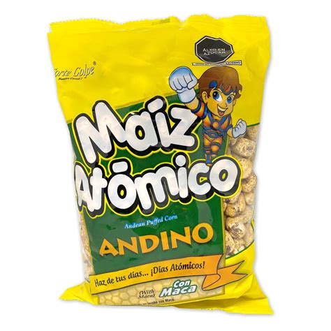 Atomic Corn With Maca Puffed Corn 125 G Bolivianitade