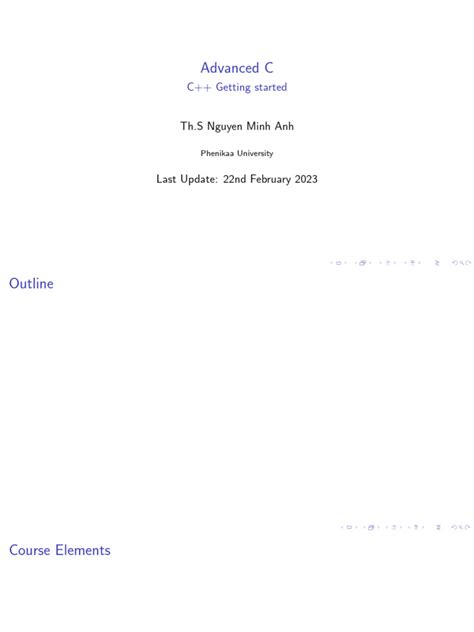 1c Getting Started Pdf C Computer Programming