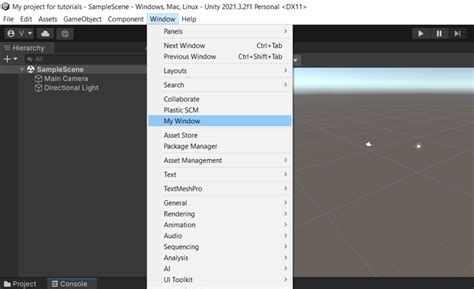 Creating Custom Editor Window In Unity VionixStudio