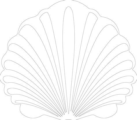 Bivalve Outline Silhouette 39056853 Vector Art At Vecteezy