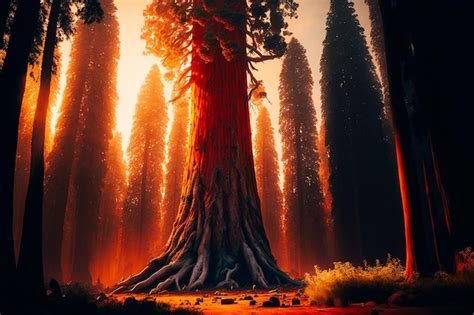 Premium Photo Sequoia Tree