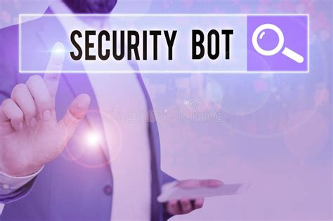 Word Writing Text Security Bot Business Concept For Software That Performs An Automated Task