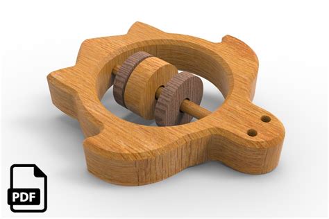 DIY Sea Turtle Wooden Baby Rattle Digital Plans Etsy