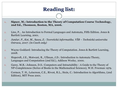 theoretical informatics ii ppt download