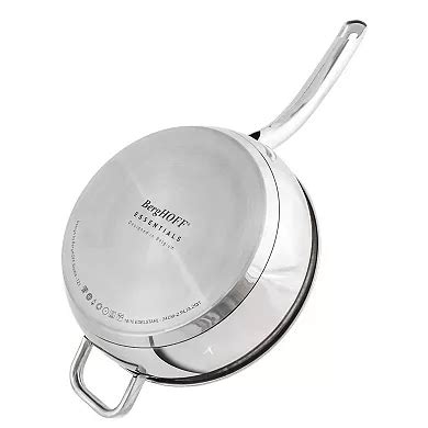Berghoff Belly Shape 1810 Stainless Steel 95 In Deep Skillet With