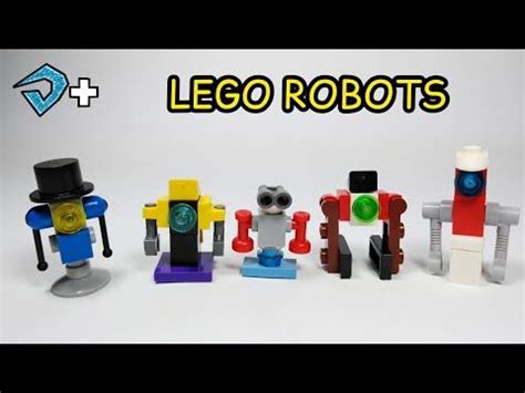 How To Build LEGO MINI ROBOTS Ideias legais Robô de lego Fazer um robô