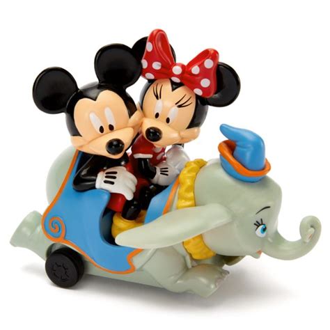 Mickey And Minnie Mouse Dumbo The Flying Elephant Pullback Toy Disney Store